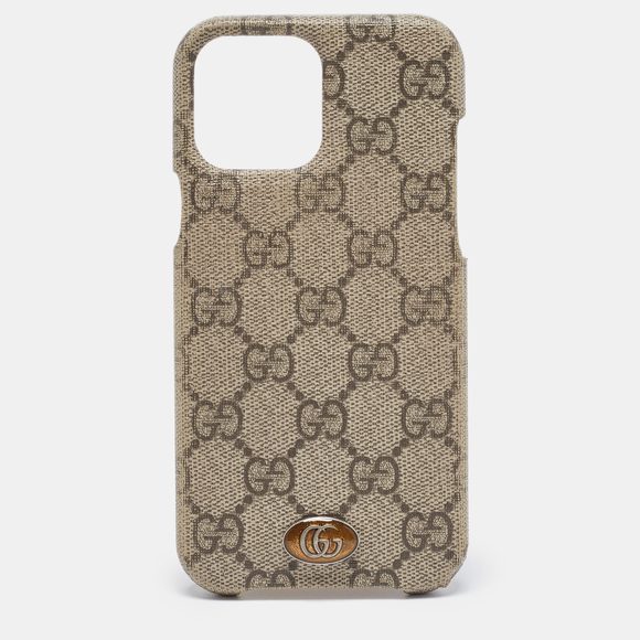 Gucci | Accessories | Gucci Beige Gg Supreme Ophidia Iphone 3 Pro Max ...